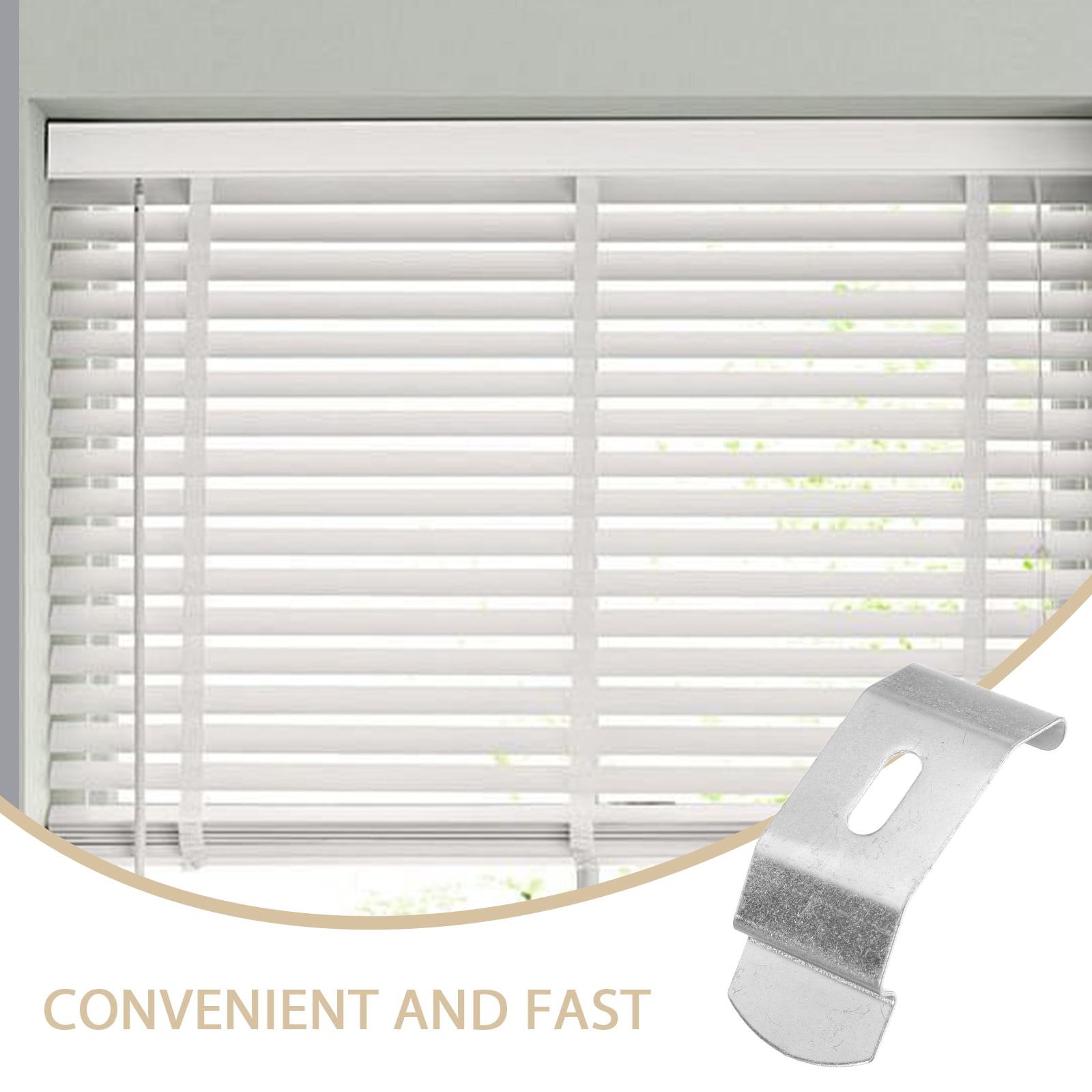 DEEPCRAFF 1 Set Silver Louver Brackets for Vertical Blind Parts and ...