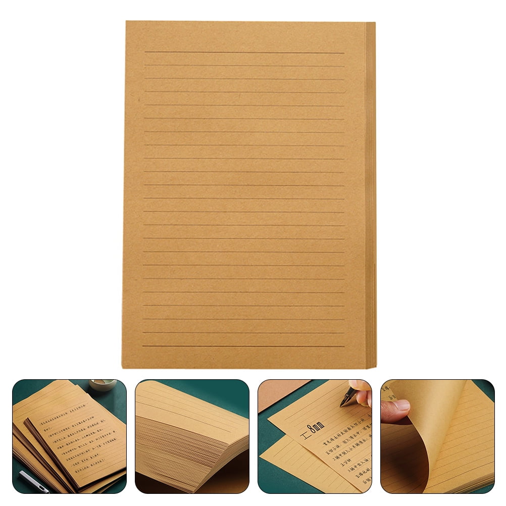 DEEPCRAFF 100 Sheets Vintage Writing Papers For Poems And Lyrics ...