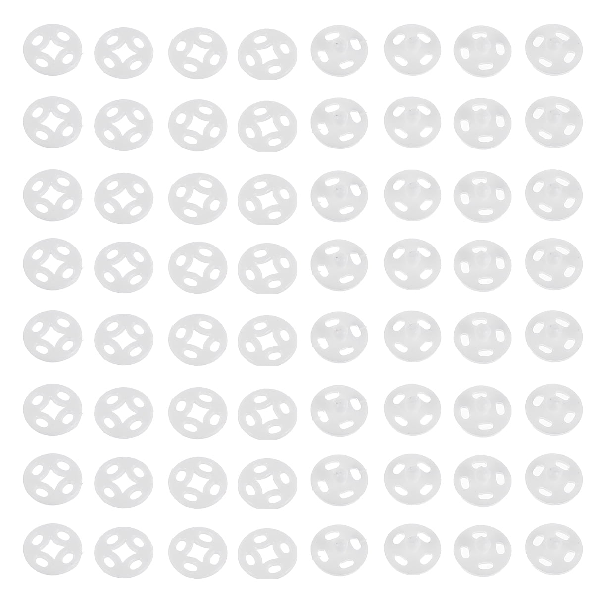 DEEPCRAFF 1000Pcs White Circular Sewing Button Craft for Handmade ...