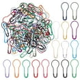 DEEPCRAFF 100Pcs Decorative Metal Bulb Safety Pins Assorted Colors for ...