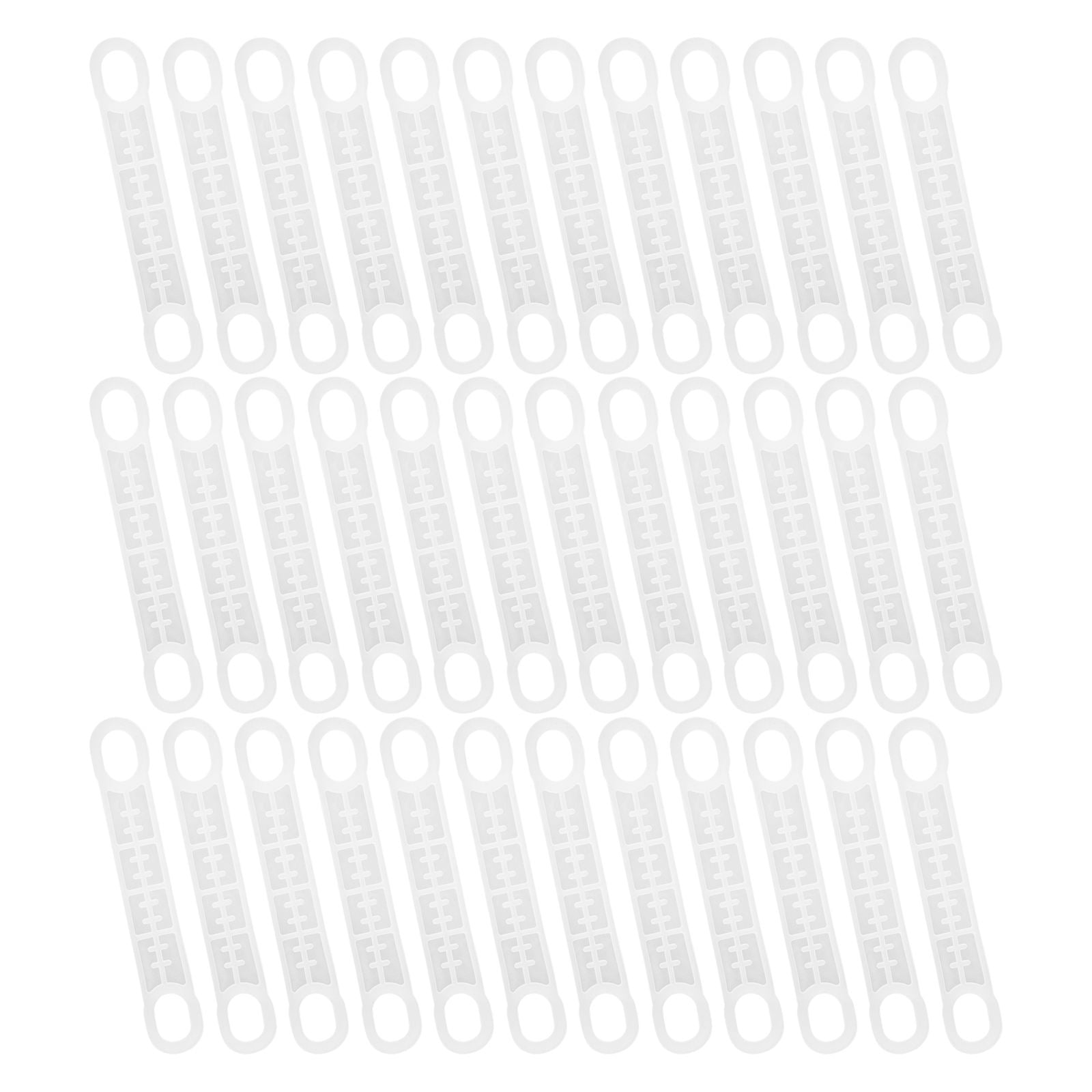 DEEPCRAFF 100Pcs Non Skid Silicone Hanger Shoulder Pads Clear Clothes ...