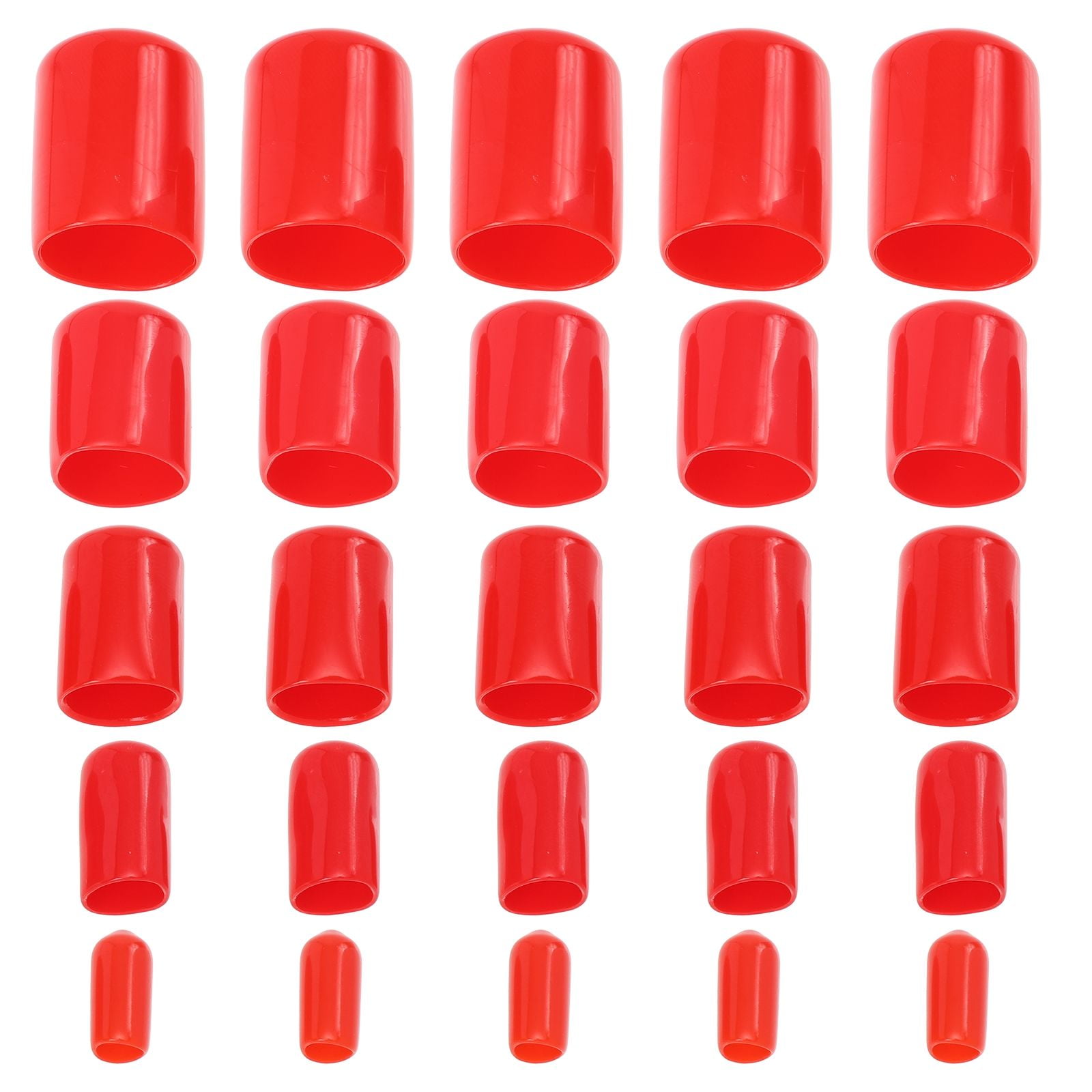 DEEPCRAFF 100 Pcs Round Screw Protector Caps 6mm x 15mm Anti- Covers ...