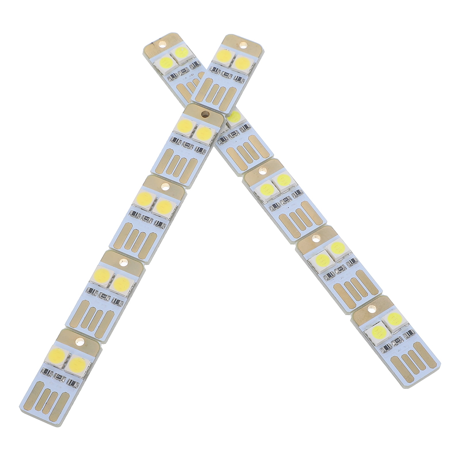 DEEPCRAFF 10Pack Mini Double Sided Pluggable USB LED Light with Double ...