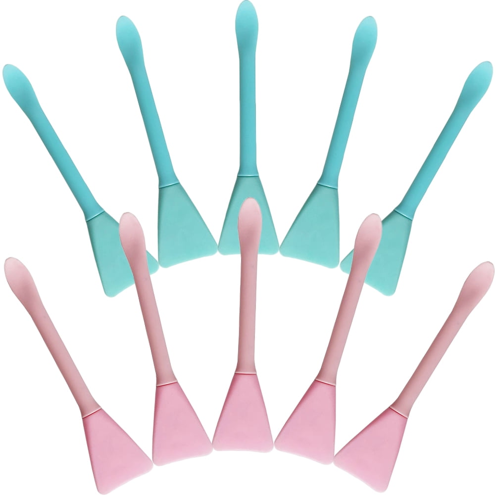 DEEPCRAFF 10Pcs Facial Mask Application Brush Flat End For Applying Charcoal Mask Home - Walmart.com