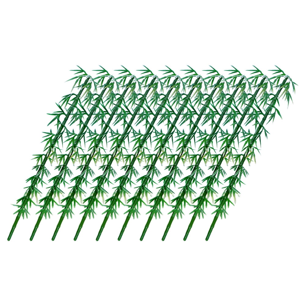 DEEPCRAFF 10Pcs Fake Bamboo Prop Compact For Miniature Scene Design And ...