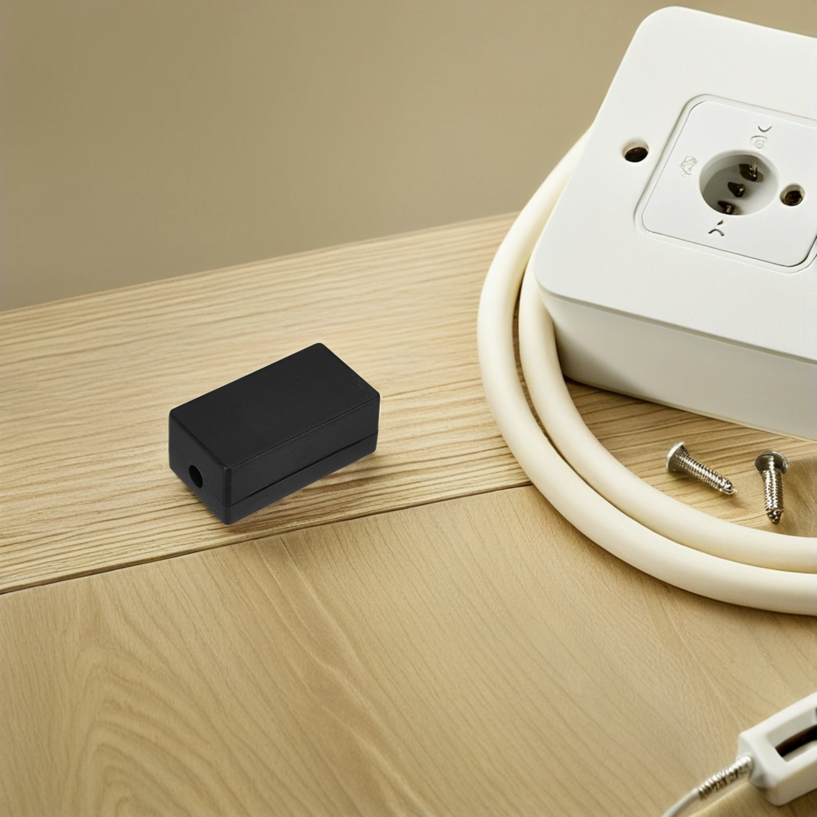 DEEPCRAFF 10Pcs Plastic Electrical Terminal Boxes with Slot Cable ...