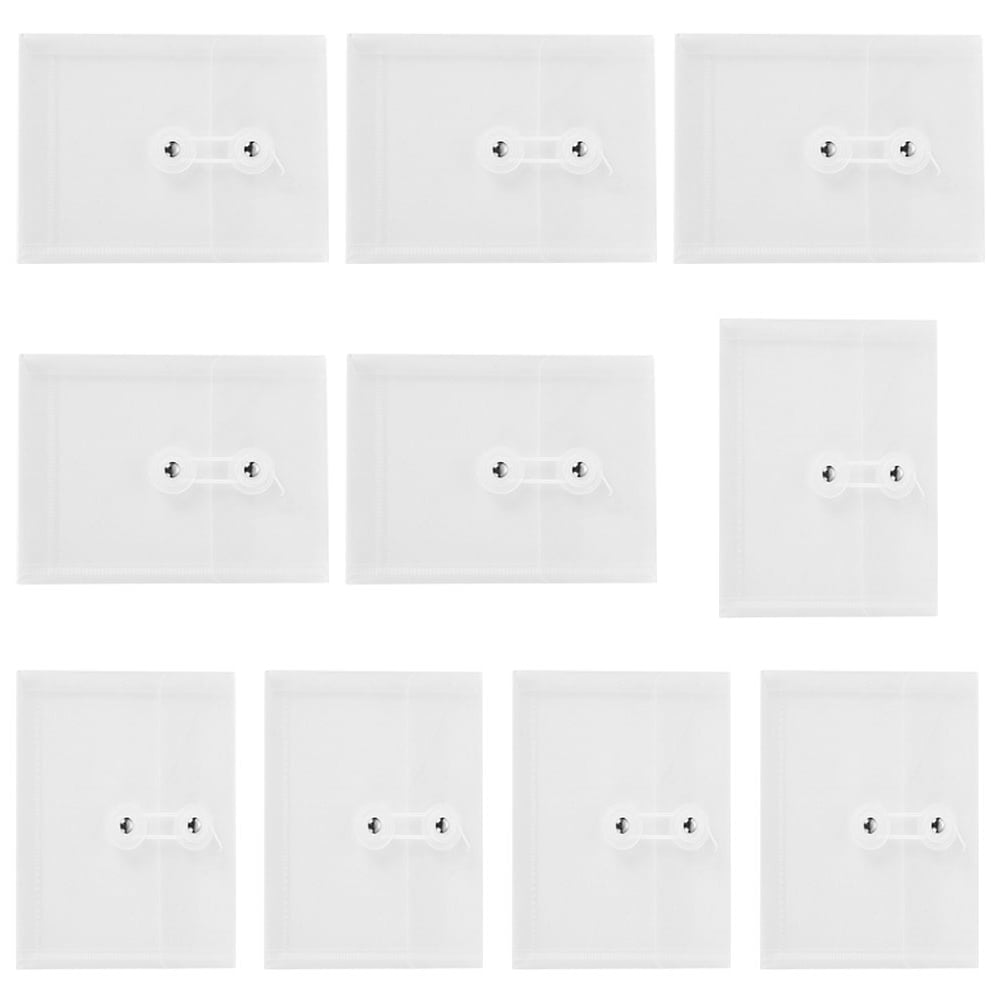 DEEPCRAFF 10Pcs Transparent File Folders for Document Organization and ...