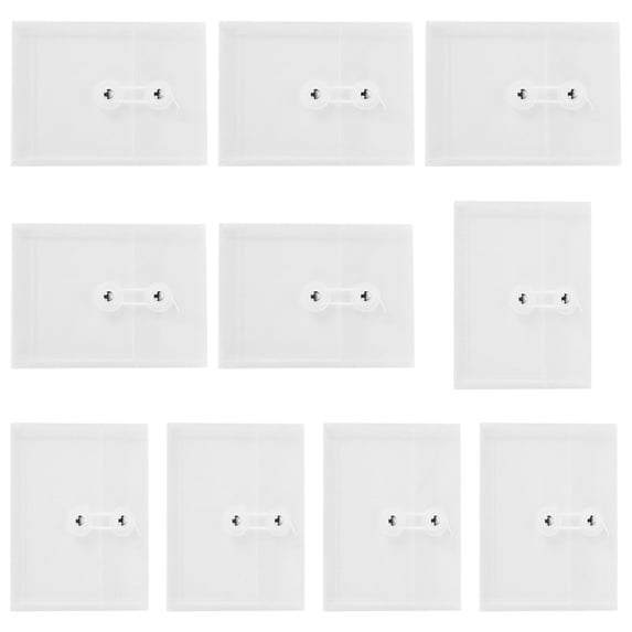 DEEPCRAFF 10Pcs Transparent File Folders for Document Organization and ...