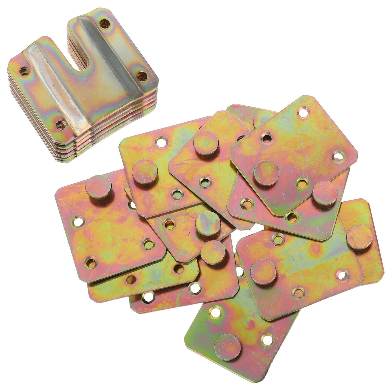 DEEPCRAFF Flush Mount Bracket Heavy Duty Metal Picture Hangers Khaki ...