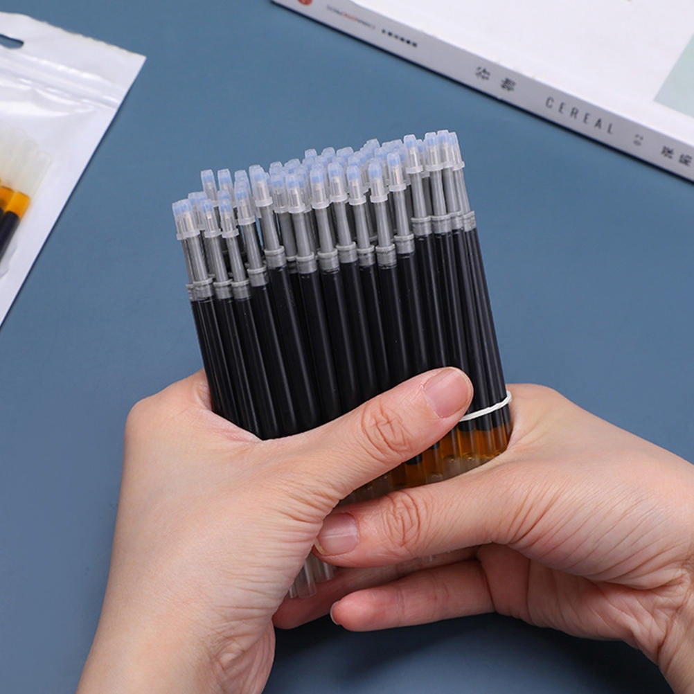 DEEPCRAFF 150Pcs Red Blue Black Plastic Pen Refills For Writing Drawing ...