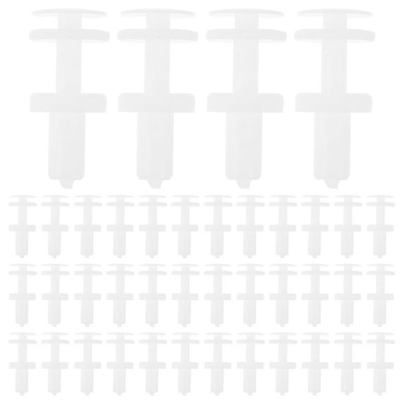 DEEPCRAFF 150Pcs White Automotive Plastic Rivet Fasteners for Car Door ...