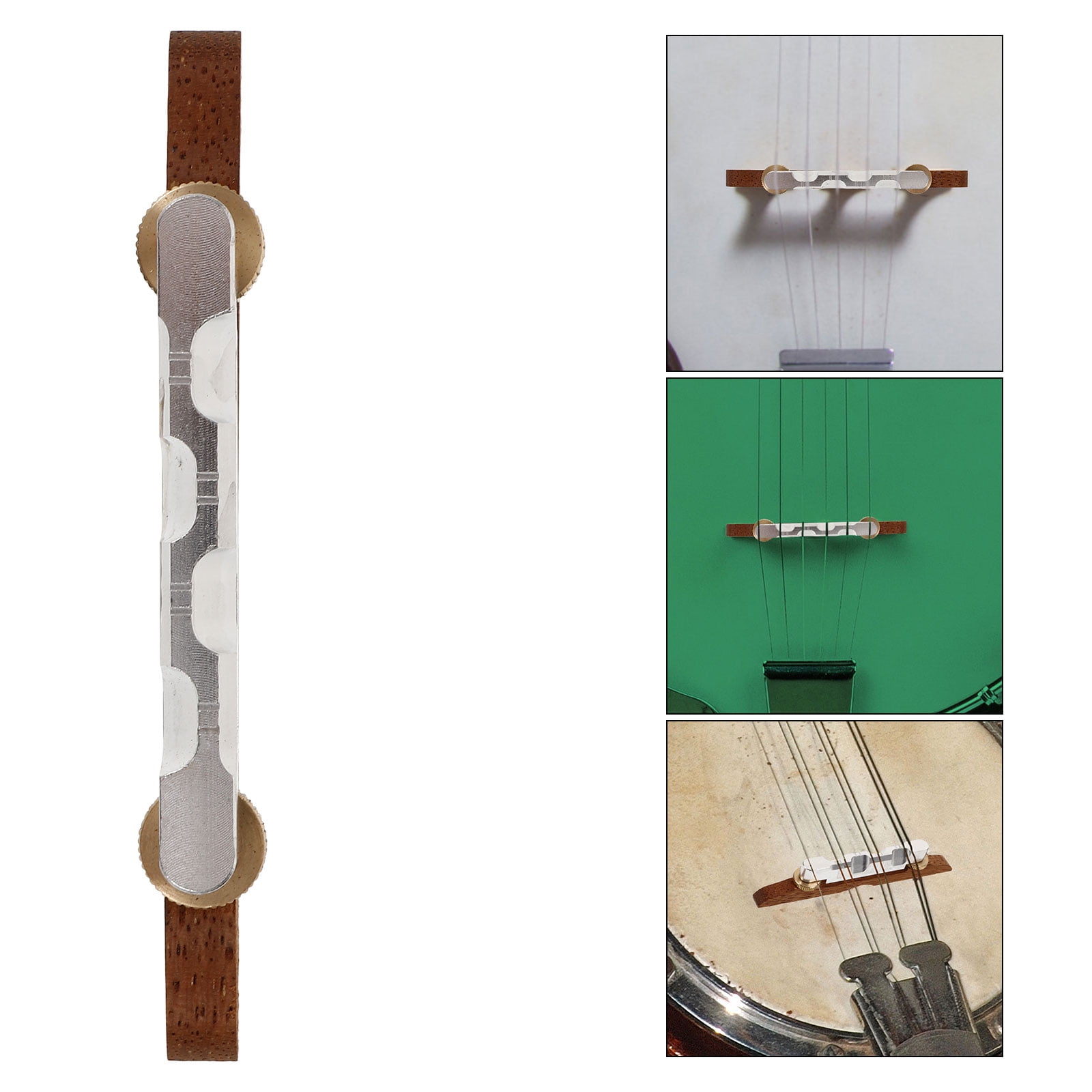 DEEPCRAFF 1Pack Banjo Metal Replacement Bridge for Musicians Coffee ...