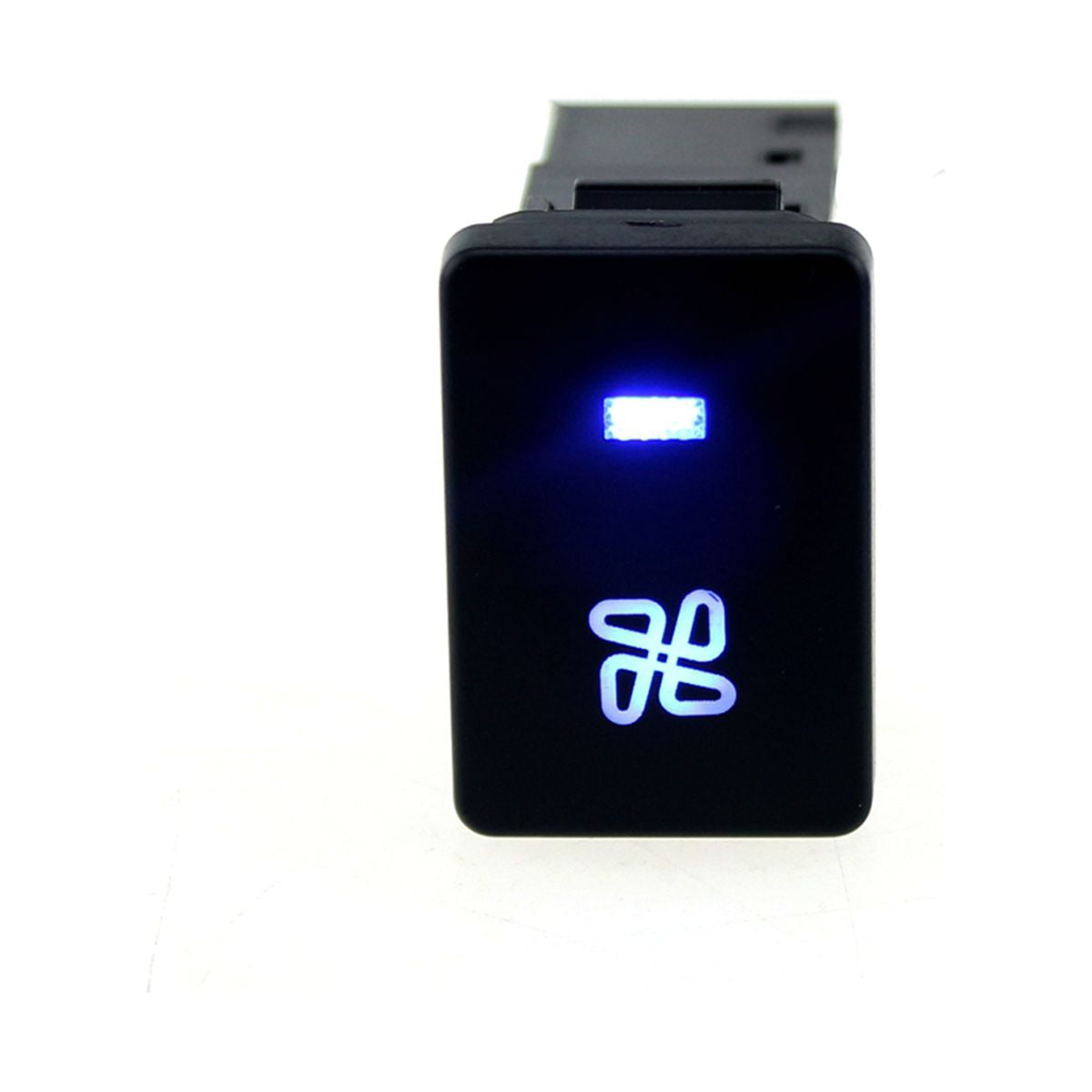 Phenofice Car Fan Switch 12V Control Push Button Black ABS Flame ...