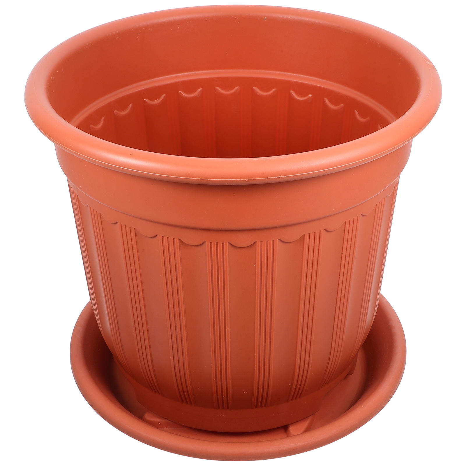 DEEPCRAFF 1Pack Decorative Indoor Flower Pot in Round Shape 27 ...