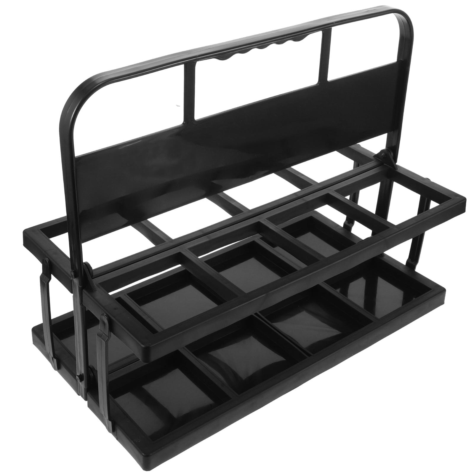 DEEPCRAFF 1Pack Foldable Plastic Beverage Bottle Carrier Crate for ...