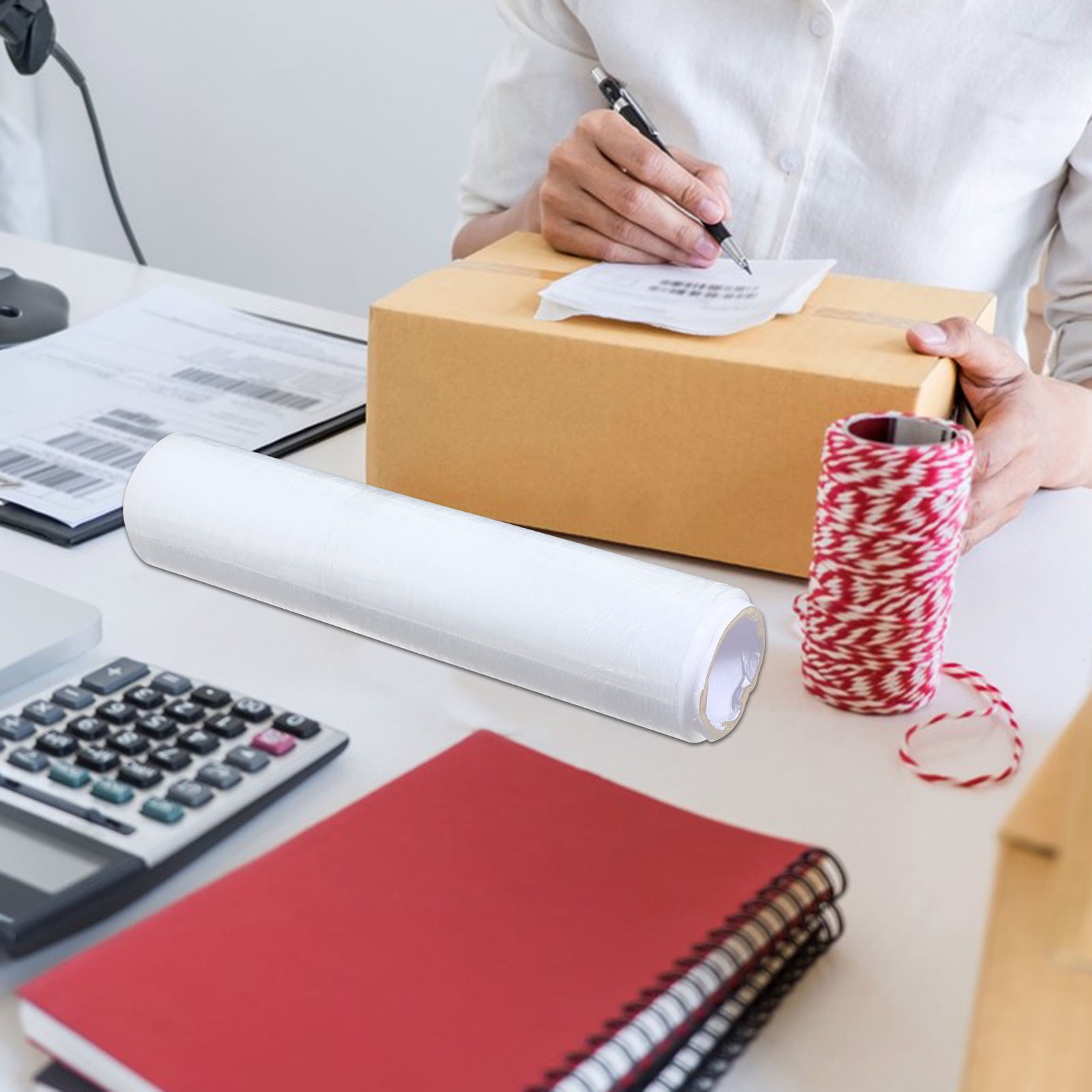 DEEPCRAFF 1Pack Industrial Strength Film Hdpe Transparent Stretch Film ...