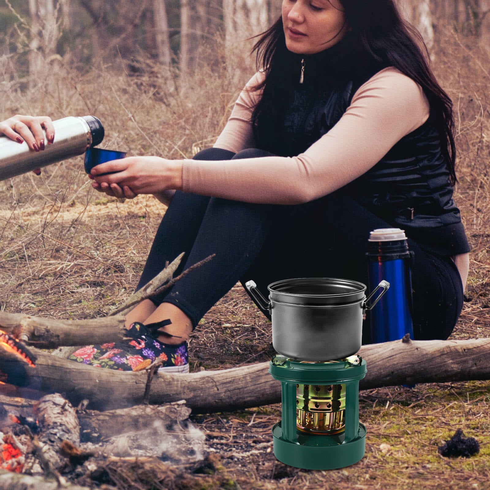 DEEPCRAFF 1Pack Wild Cooker with Anti-Tilt Mechanism for Outdoor ...
