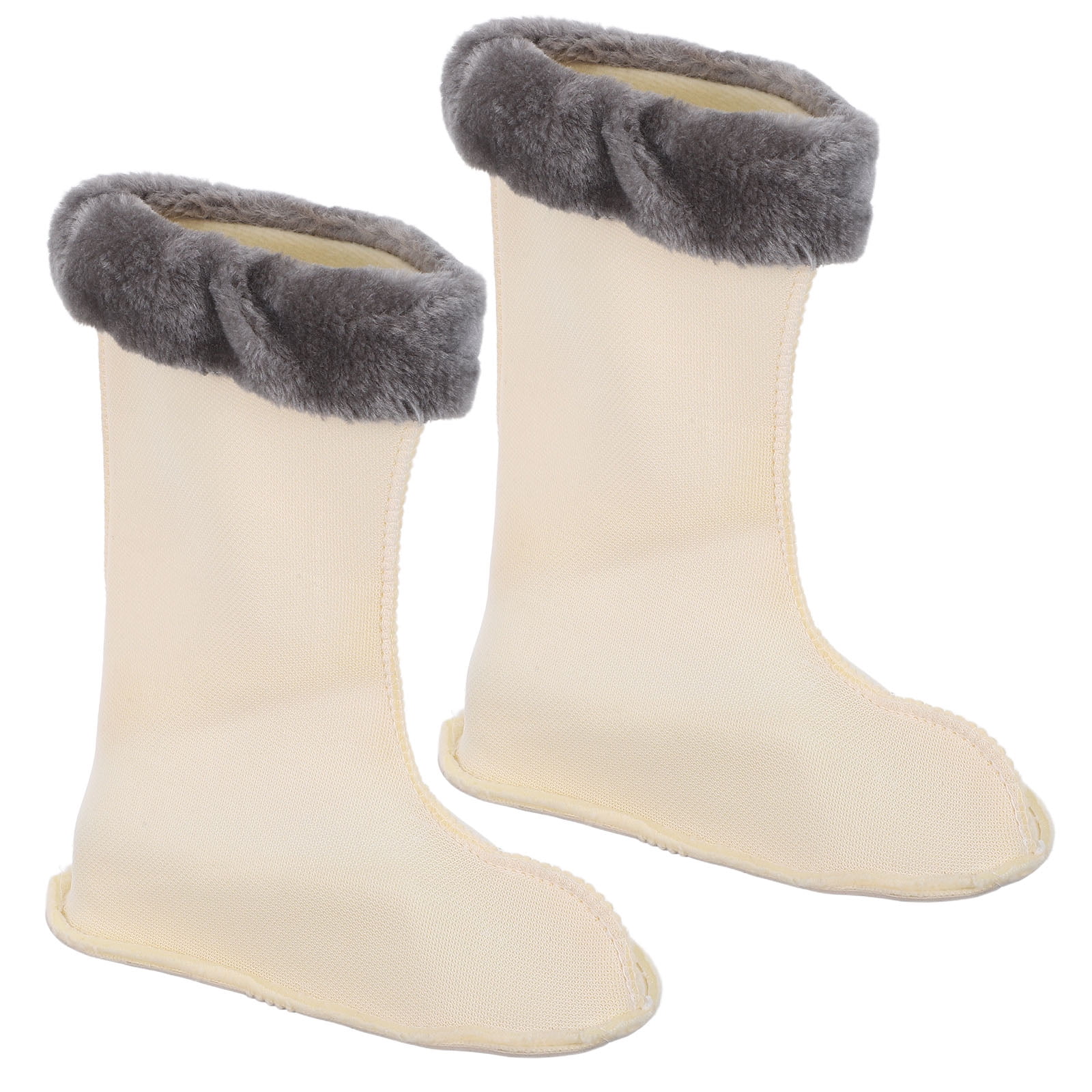 DEEPCRAFF 1Pair Insulated White Boot Liners for Winter Hiking with ...