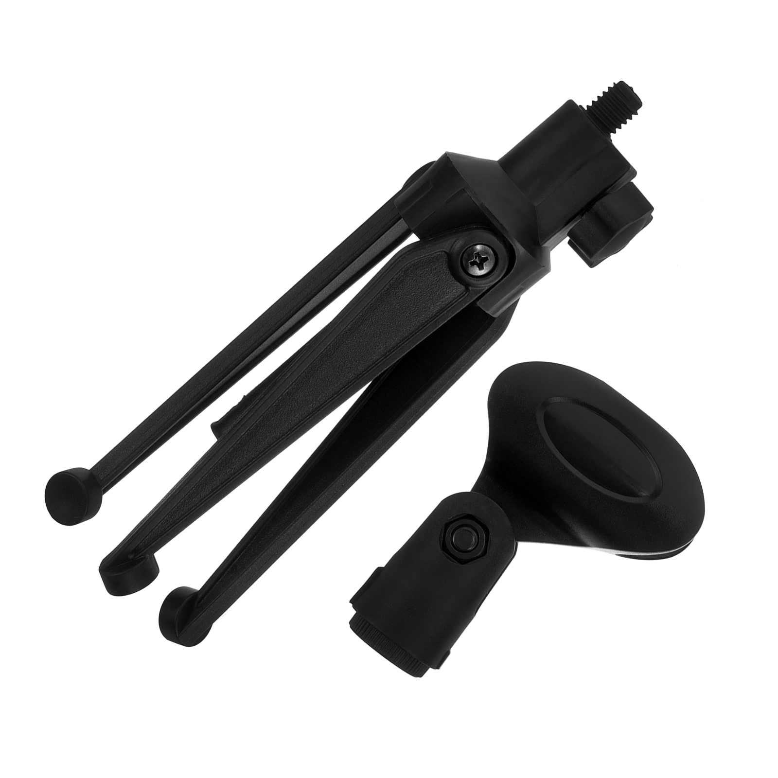 DEEPCRAFF 1Pcs Black Plastic Mic Stand Tripod for Microphone Placement ...