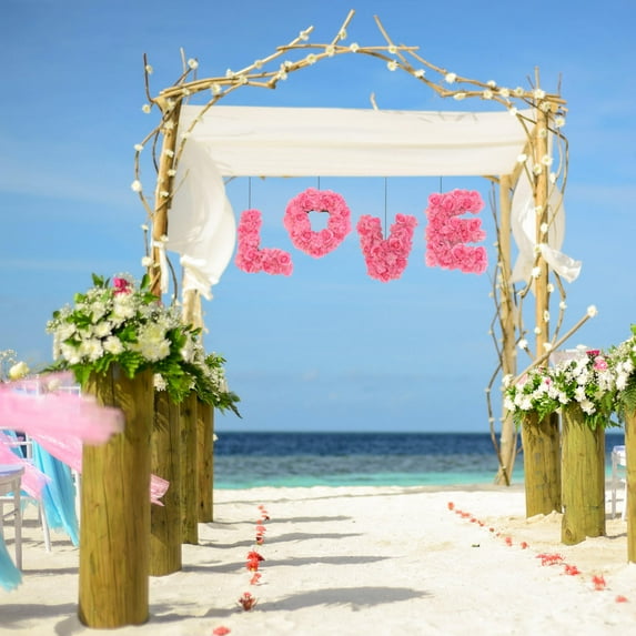 DEEPCRAFF 1Set Green Heart Wreath Frame with Solid Structure for DIY ...