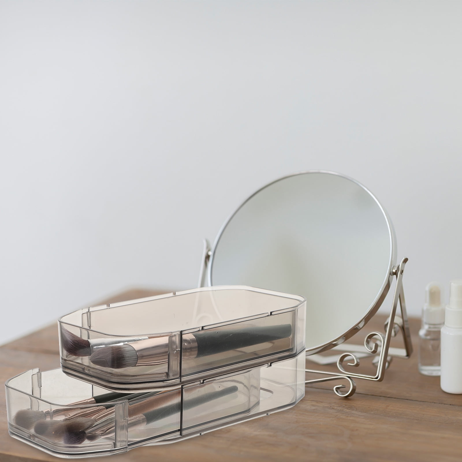 DEEPCRAFF 1Set Grey Organizer For Desk With Storage Function 6.7X3.9X2 ...