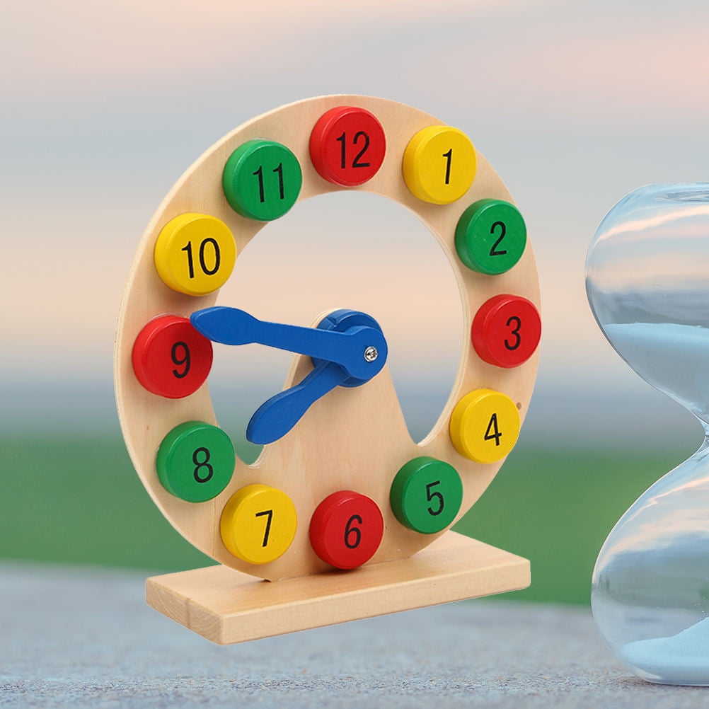 DEEPCRAFF 1Set Number Shape Matching Puzzle Wooden Building Blocks ...