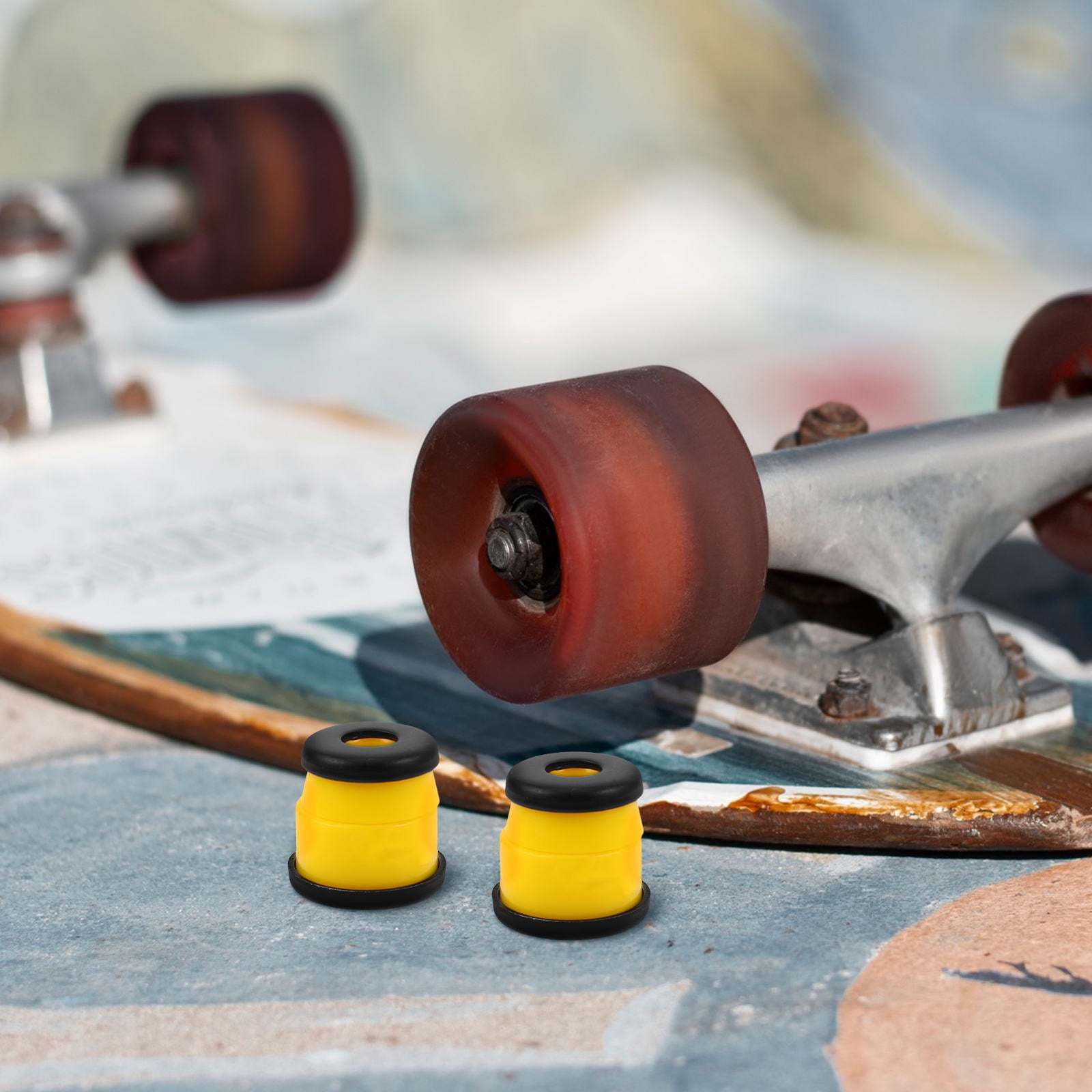 DEEPCRAFF 1Set PU Skateboard Bushings for Enhanced Shock Absorption and ...