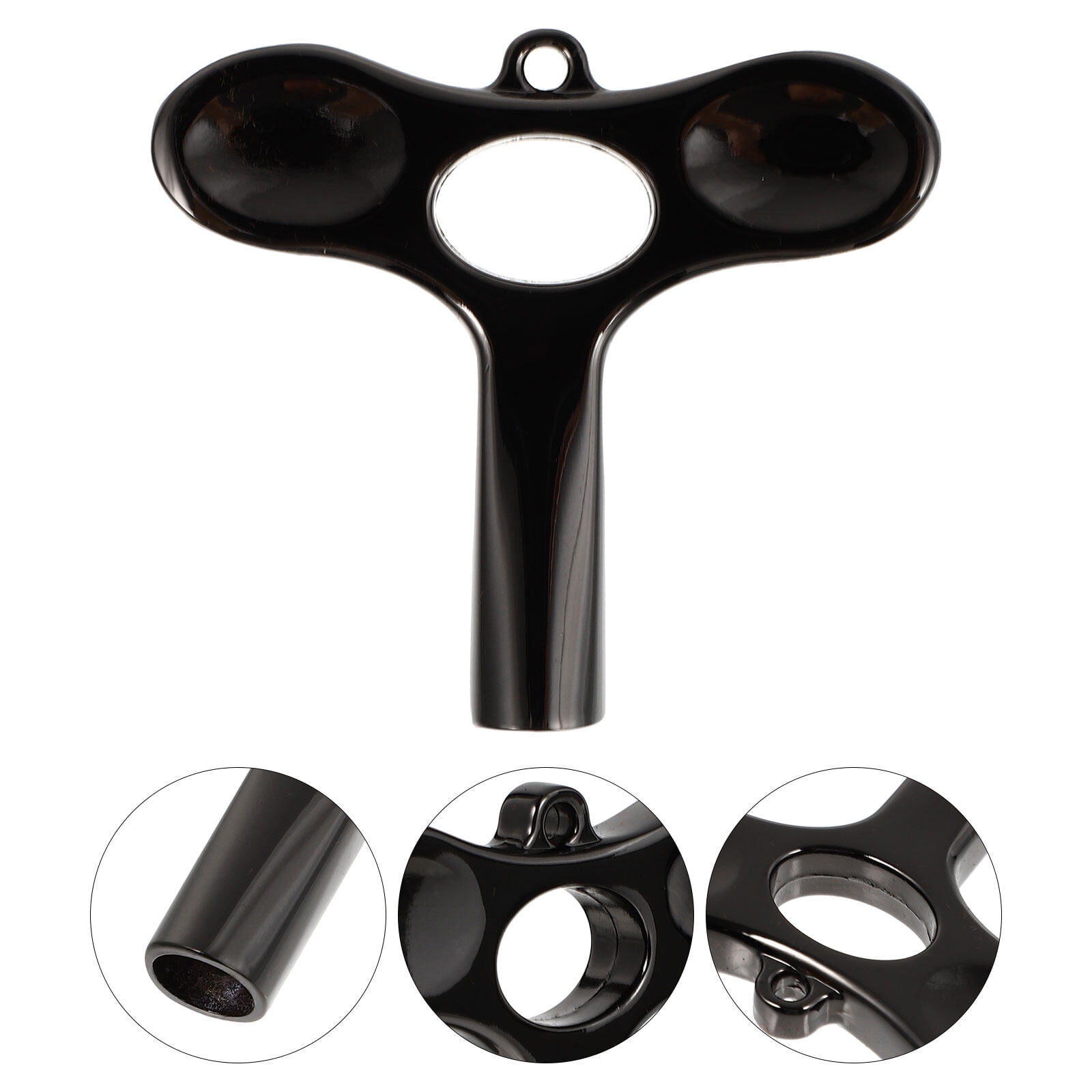 DEEPCRAFF 1Set T-Shaped Drum Key for Music Practice in 1.93X2.16X0.31in Black with High Torque ...