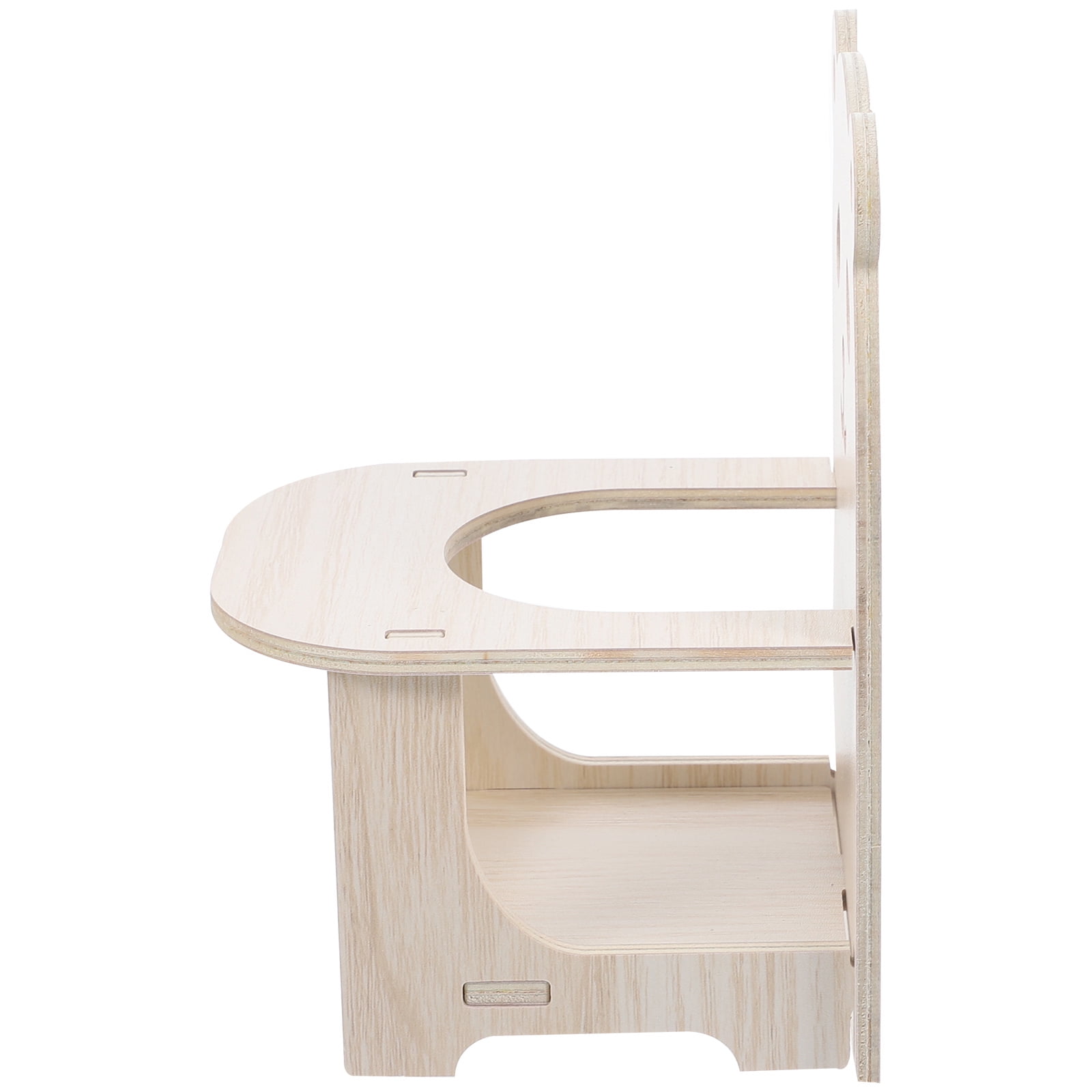 DEEPCRAFF 1Set Wooden Hamster Chair Beige Small Animal Furniture ...