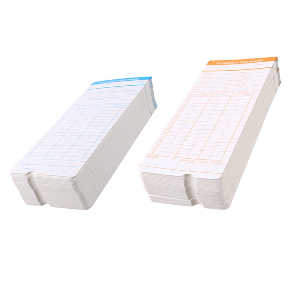 DEEPCRAFF 200 Sheets Rectangular for Office Use Time Recording Cards 7 ...