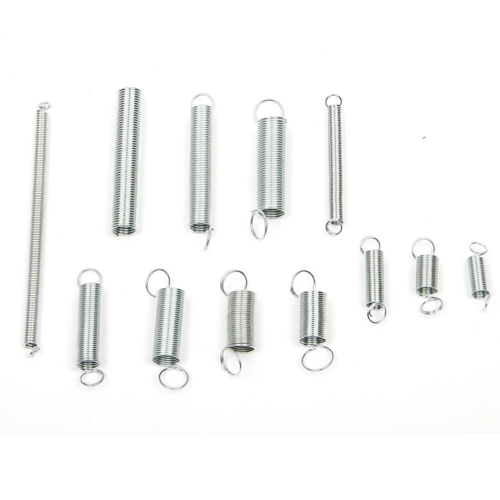 DEEPCRAFF 200Pcs Spiral Galvanized Spring Set Metal Springs for Machine ...