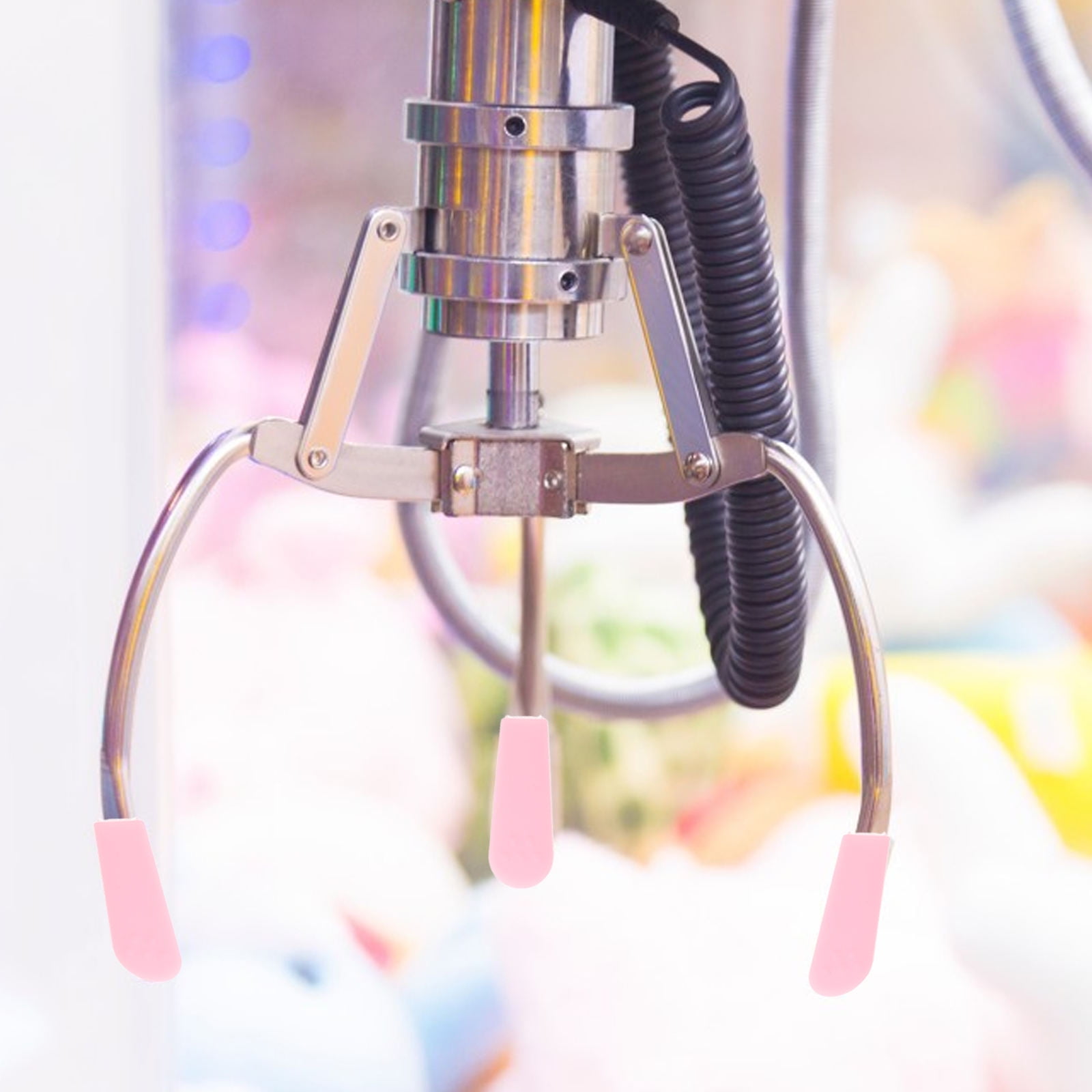 DEEPCRAFF 20Pcs Pink Plastic Flat Claw Shape Anti Slip Gripping Claw ...