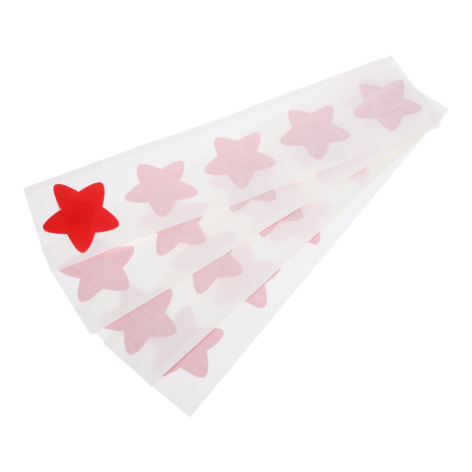DEEPCRAFF 20Pcs Star Shaped Red PVC Waterproof Small Patches for ...