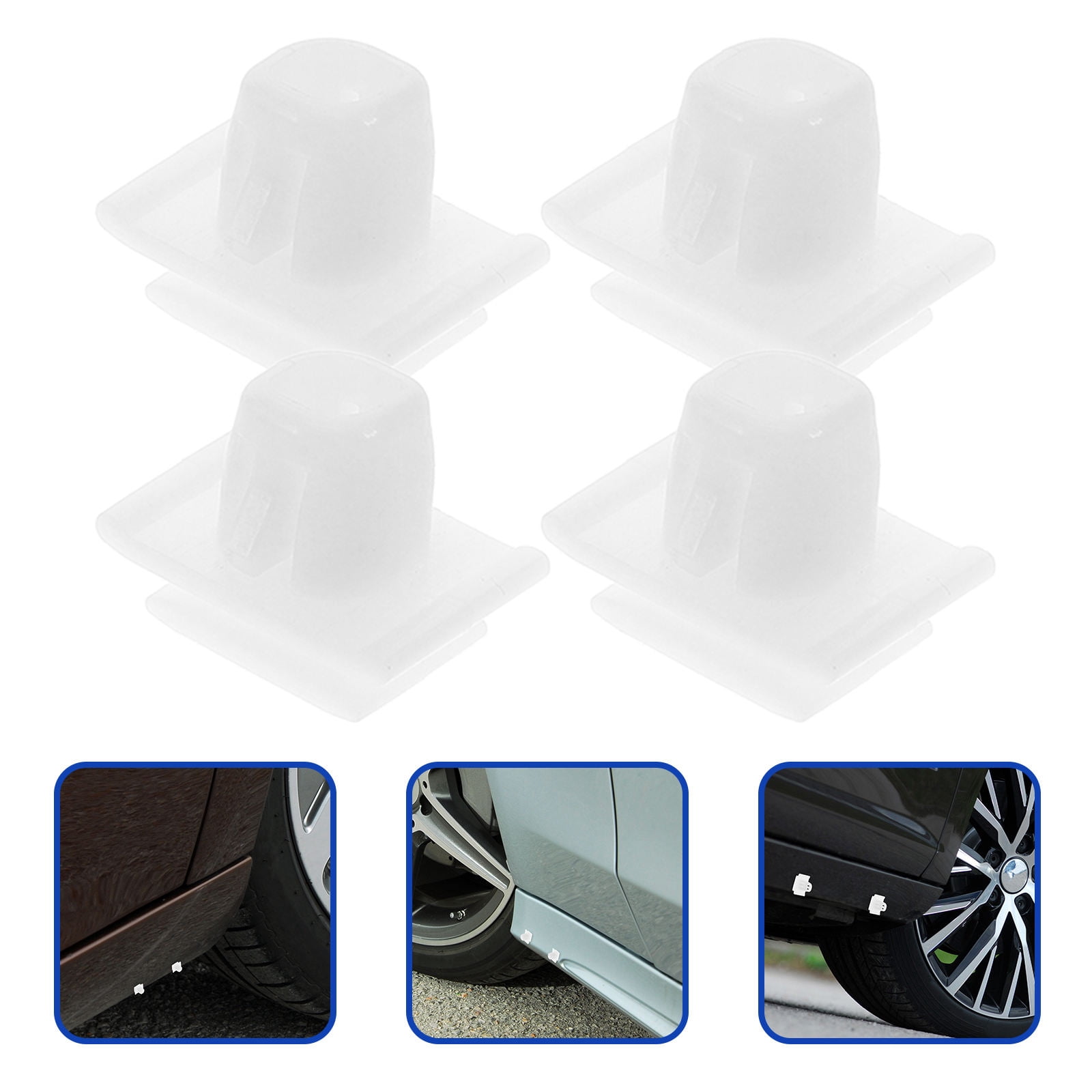DEEPCRAFF 20Pcs White Plastic Trim Clips Automotive Door Panel Material ...