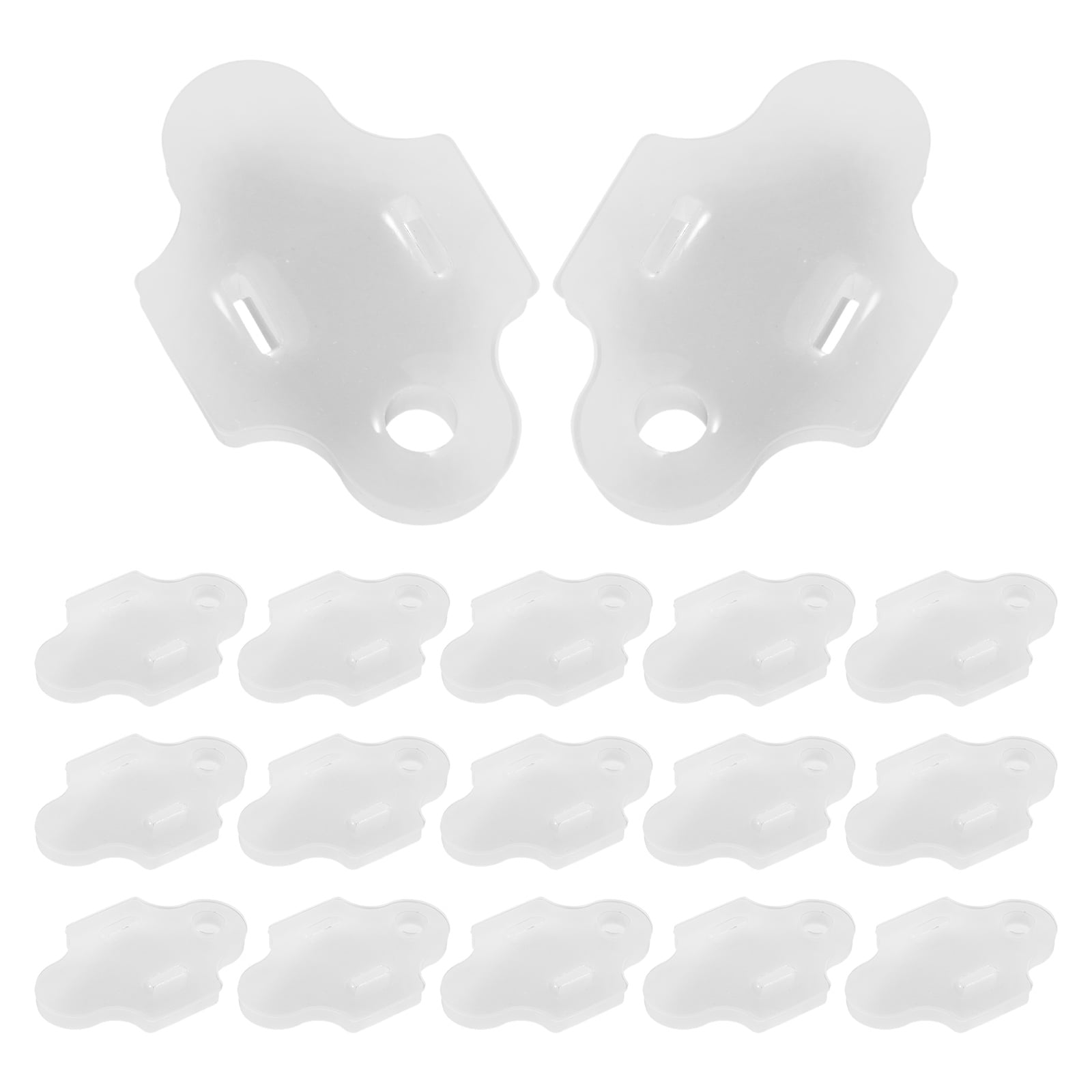 DEEPCRAFF 20Pcs White Silicone Outdoor Outlet Gaskets Weatherproof ...