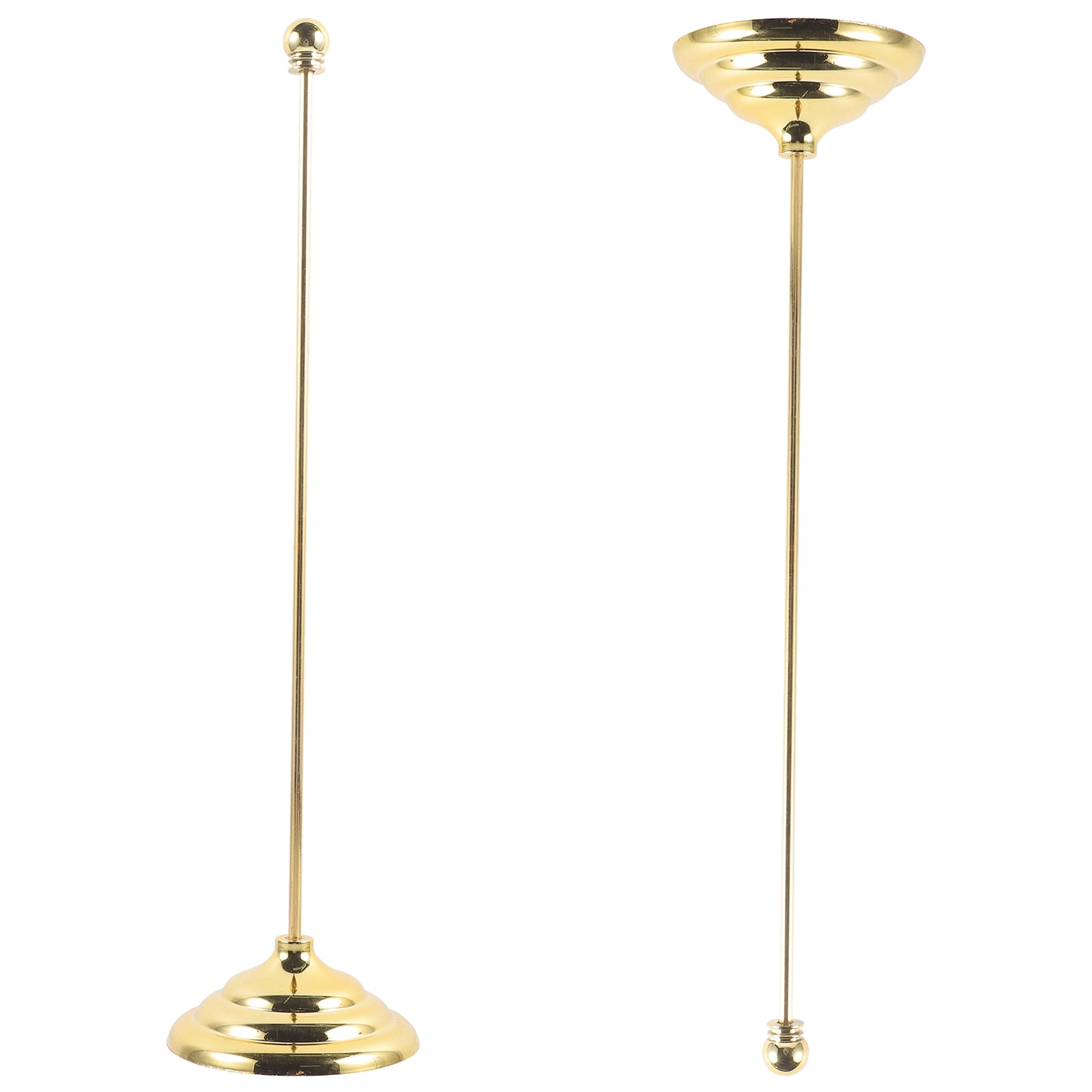 DEEPCRAFF 2Pack Retractable Flagpole for Office Desk in Golden and .4x3 ...