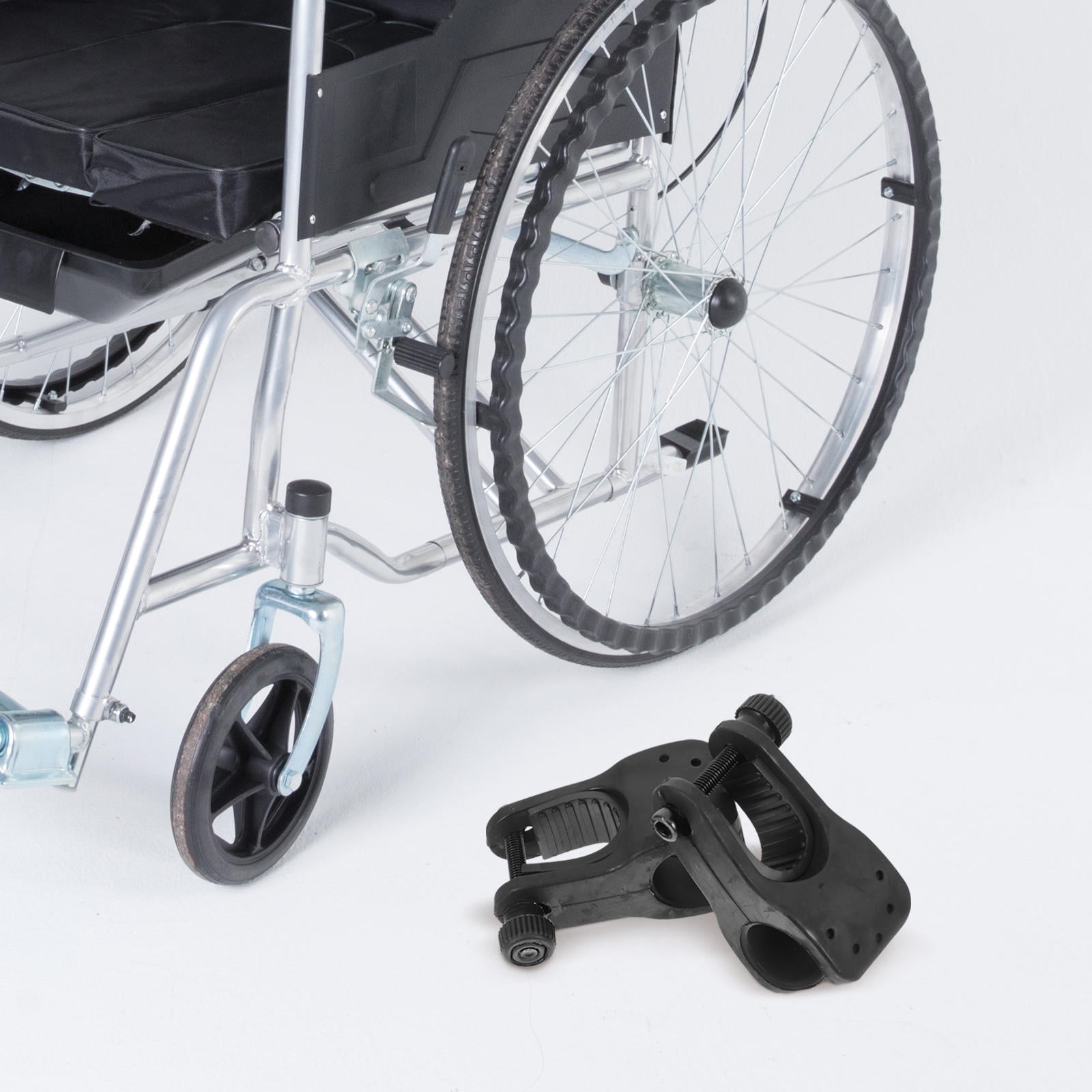 DEEPCRAFF 2Pcs Cane Holder for Mobility Scooter and Wheelchair Crutch Bracket - Walmart.com