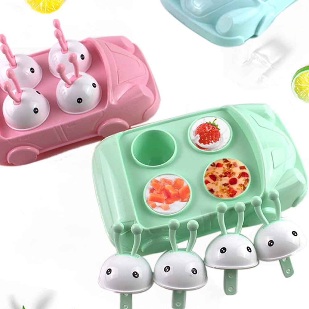 DEEPCRAFF 2Pcs Cartoon Mold Light Green Plastic Popsicle Making For ...