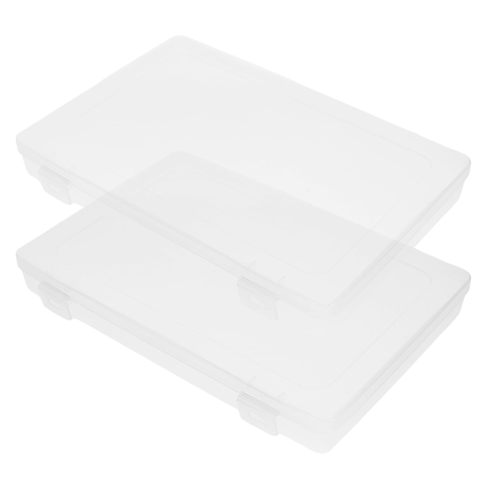 DEEPCRAFF 2Pcs Document Boxes Rectangular Shape for Files Photos Cards ...