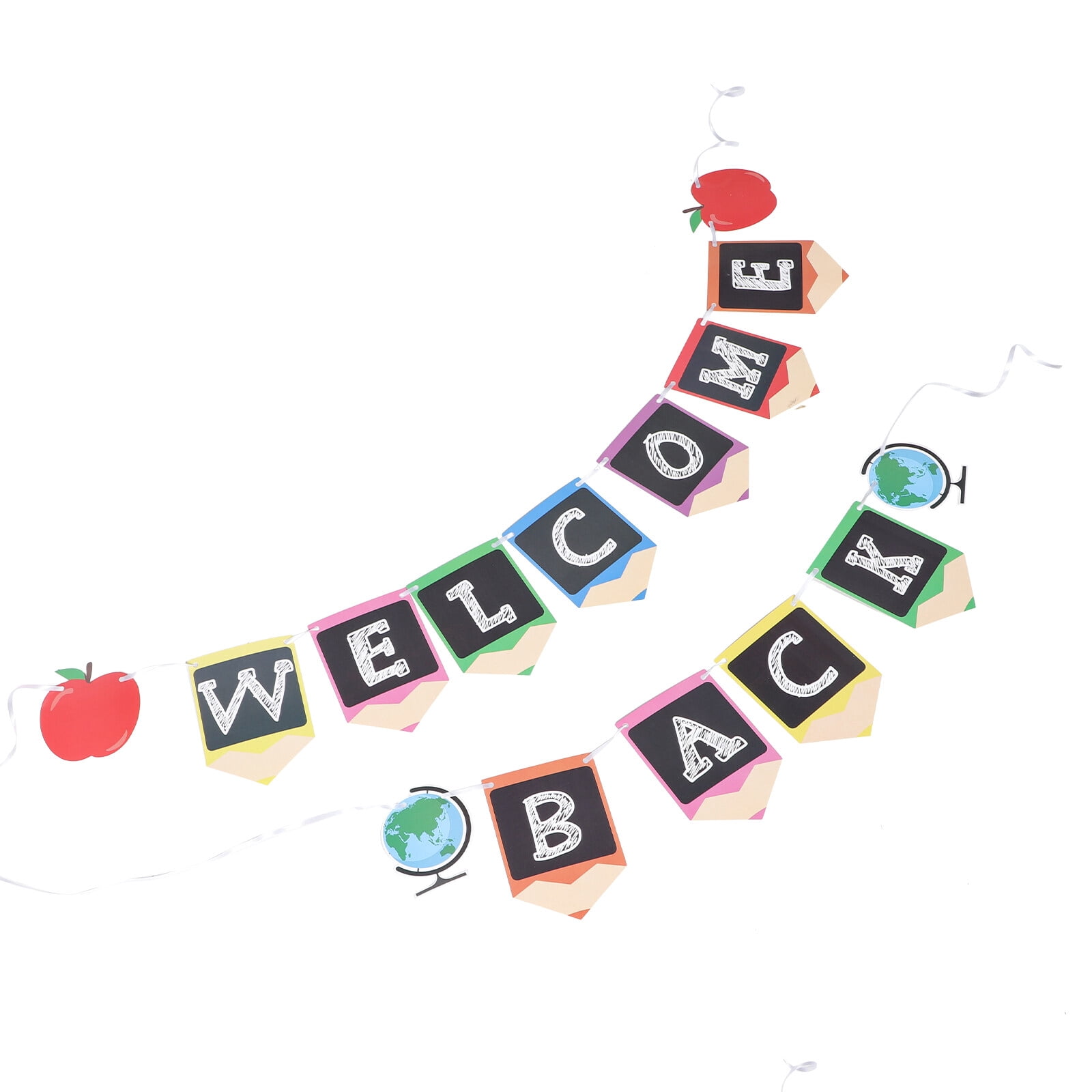 DEEPCRAFF 2Pcs Hanging Welcome Banner for Classroom Decoration Back ...