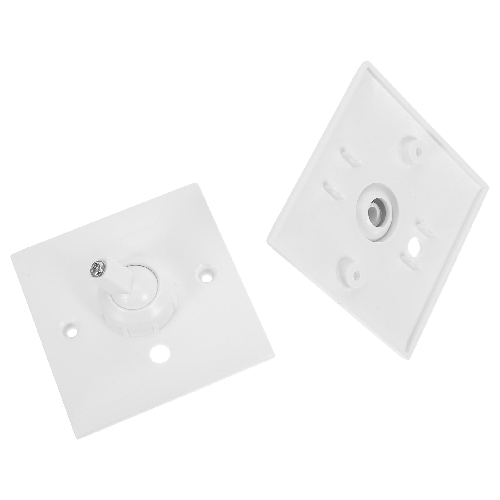 DEEPCRAFF 2-Pack White PIR Motion Sensor Security Wall Mount Brackets ...