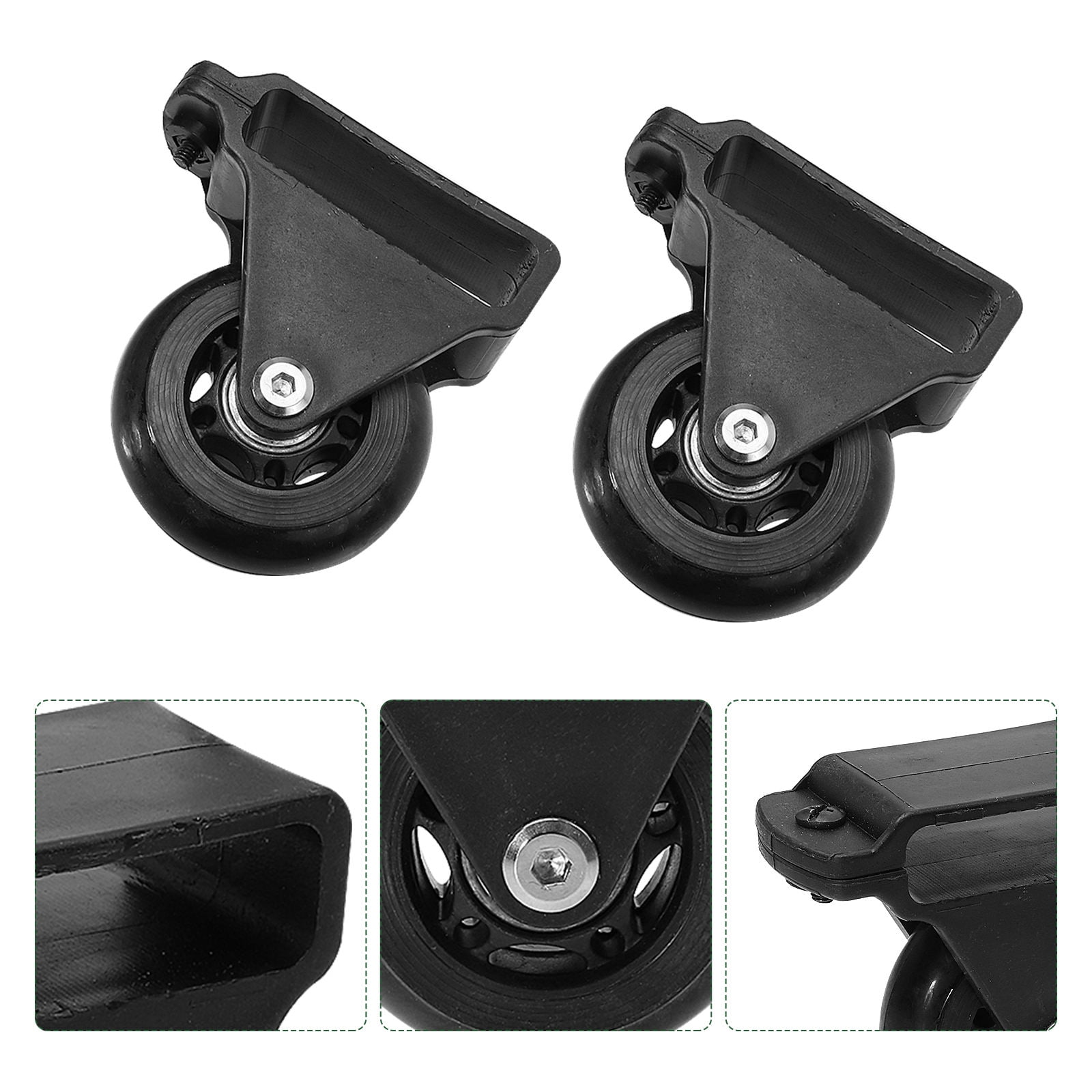 DEEPCRAFF 2pcs Telescopic Ladder Wheels With And Easy To Install ...