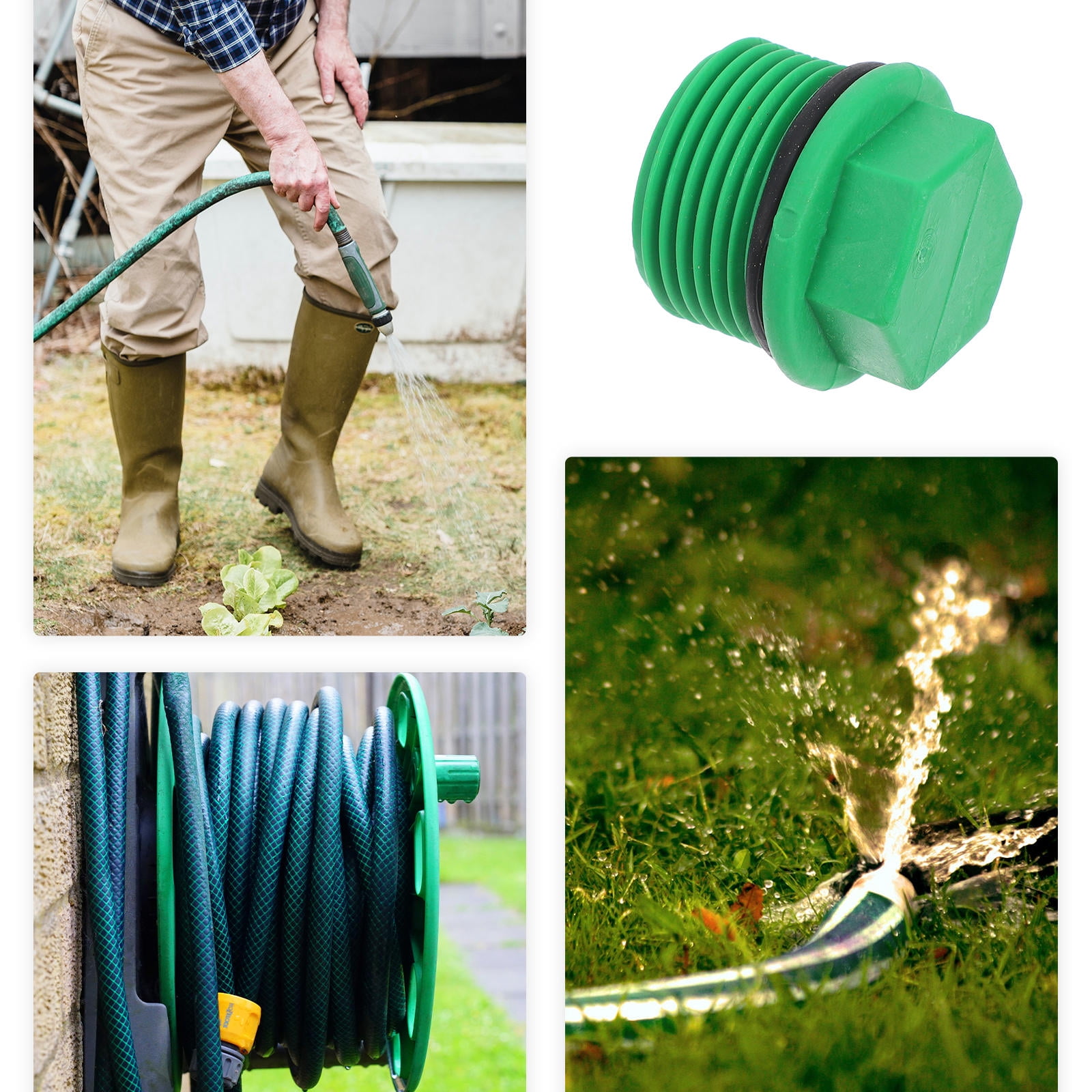 DEEPCRAFF 30- Plastic Garden Hose End Caps for Leak Prevention and ...