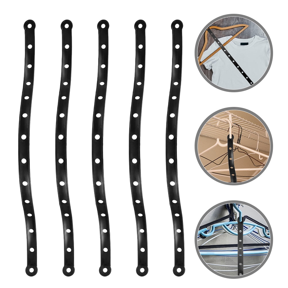 DEEPCRAFF 30Pcs Connecting Strip Plastic Hanging Strips for Clothing ...