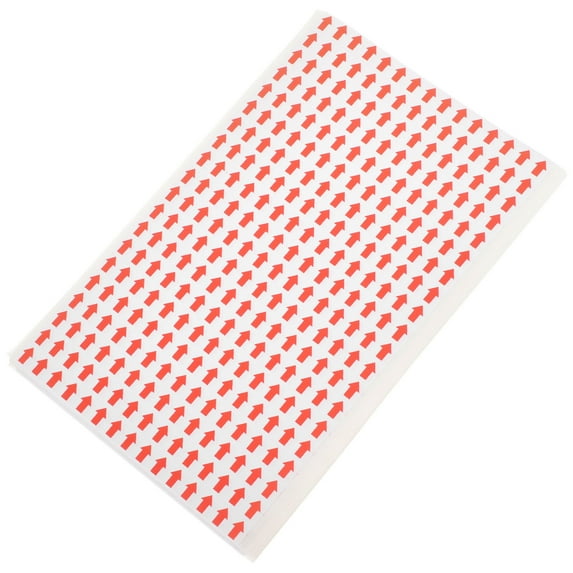 DEEPCRAFF 3200 Pieces Directional Signs Red Paper Caution for School ...
