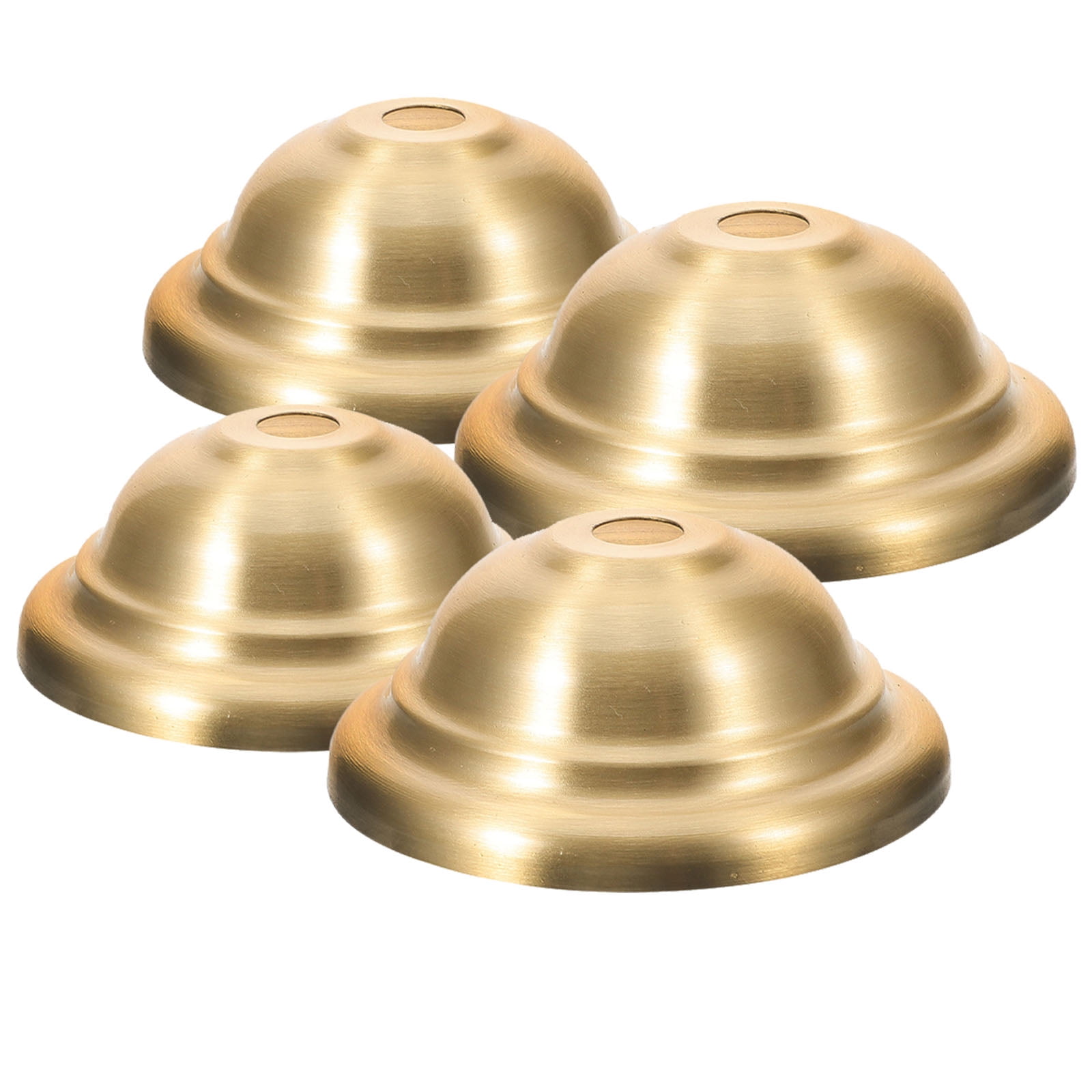 DEEPCRAFF 4Pcs Golden Brass Light Fixture Canopy Plate for Dining Room ...