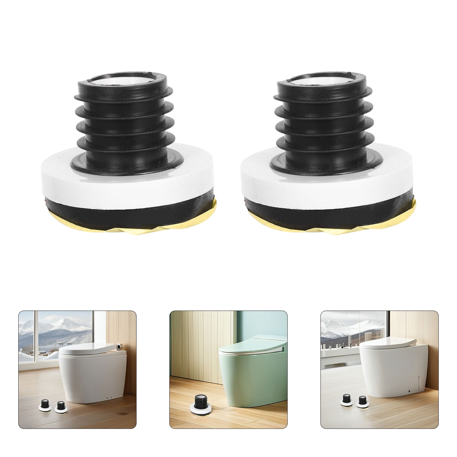 DEEPCRAFF 4Pcs Universal Silicone Urinal Wall Gasket Replacement ...