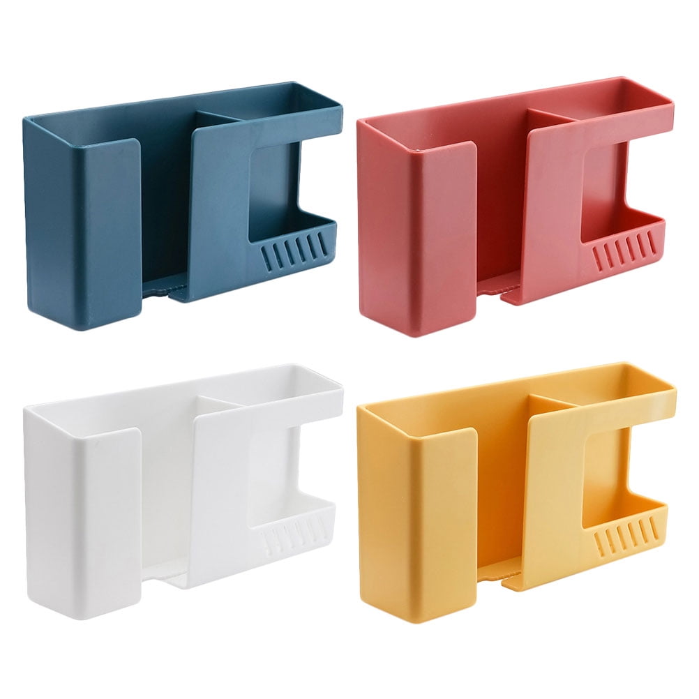 DEEPCRAFF 4Set Wall Mounted Racks Mobile Phone Charging Organizer White ...