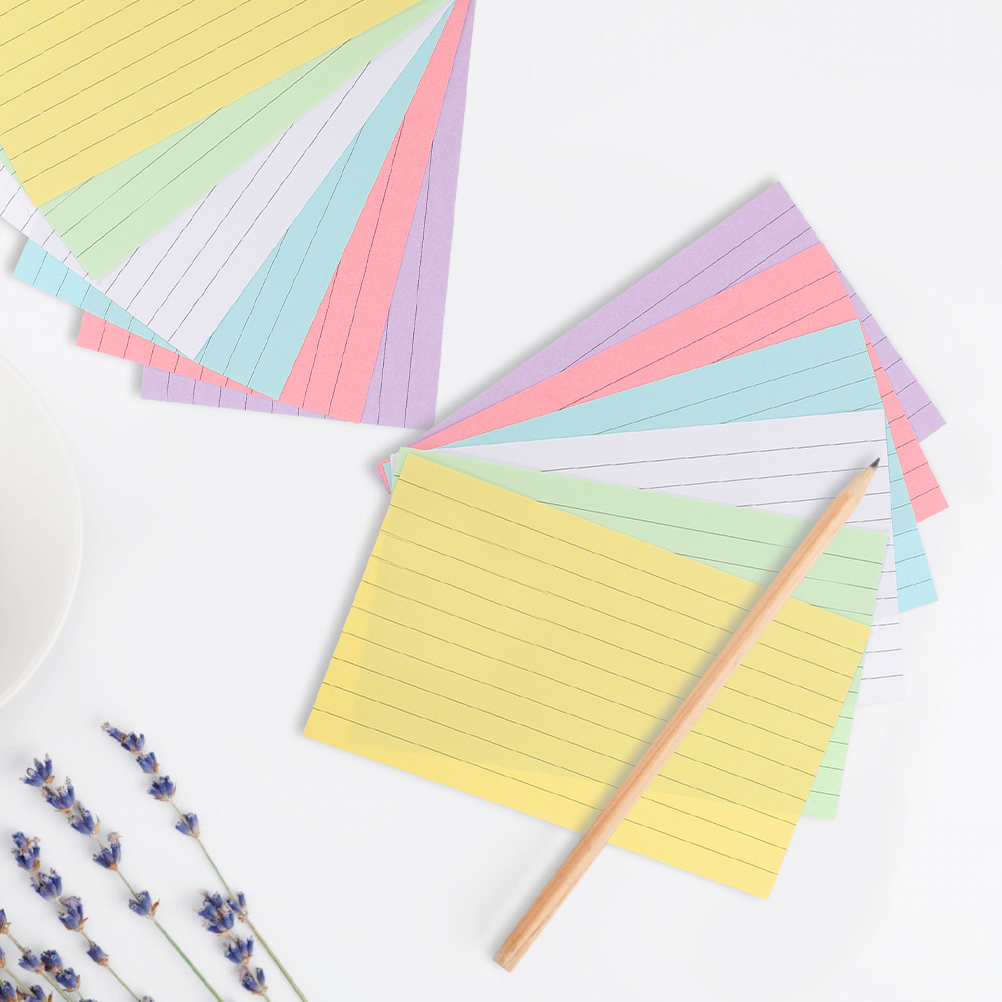 DEEPCRAFF 500 Sheets Multi Function Blank Word Cards For Message Notes ...