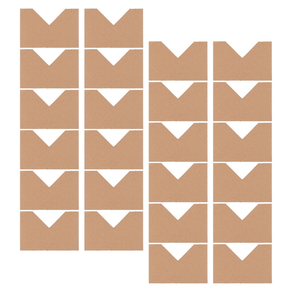 DEEPCRAFF 50Pcs Brown Picture Frame Corner Guards with Simple Structure ...